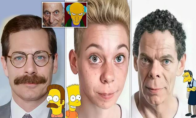 Artist imagines what The Simpsons characters would look like as humans ...